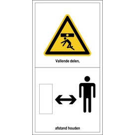 Intrekgevaar (Sticker) - | Pictogrammenshop.nl