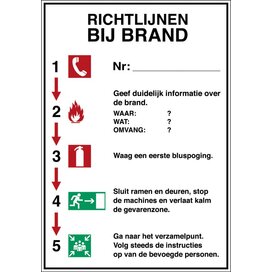 Calamiteitenborden - Pictogrammenshop.nl